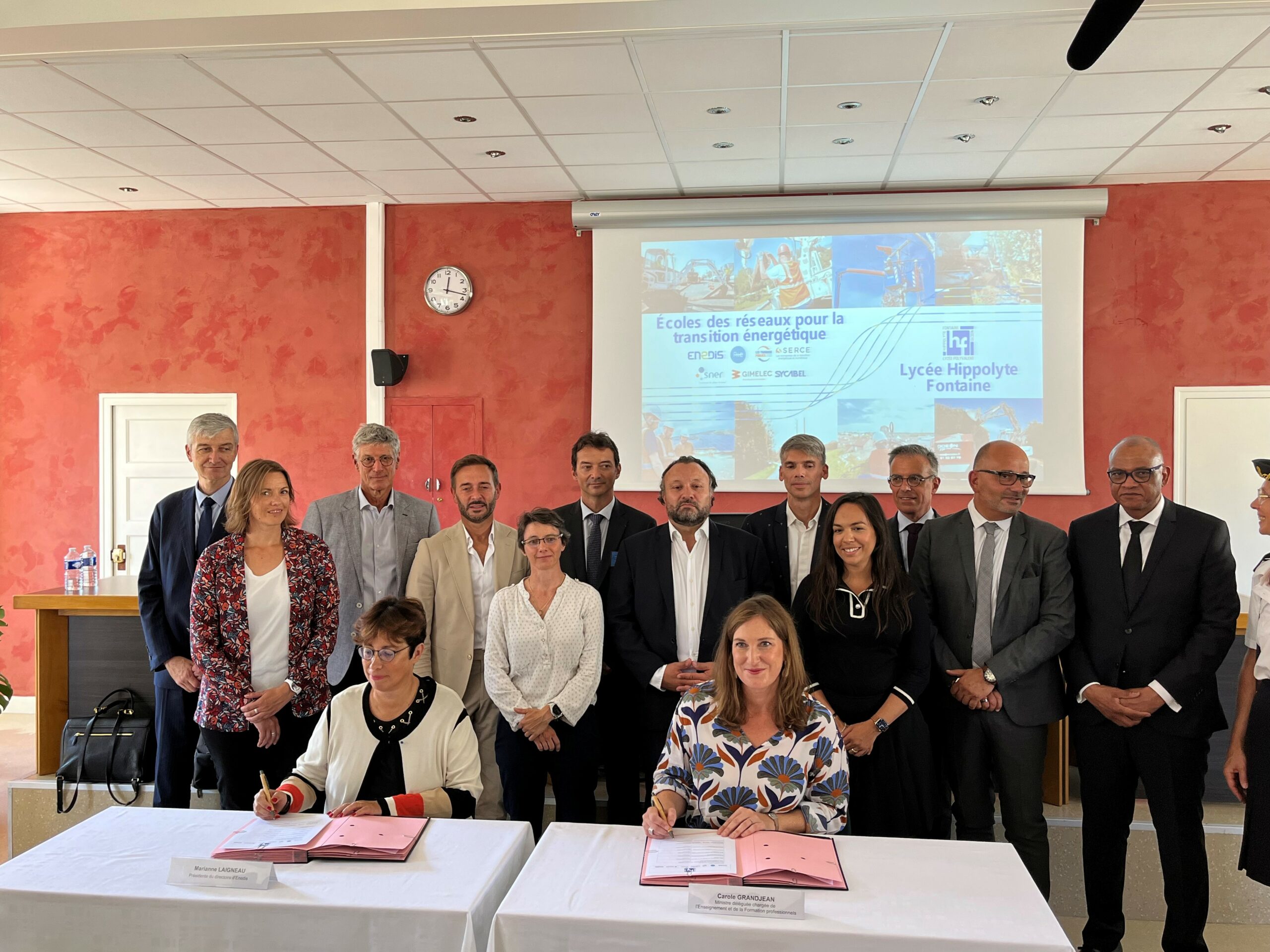 Inauguration d'une classe « réseaux électriques » au lycée Hippolyte ...